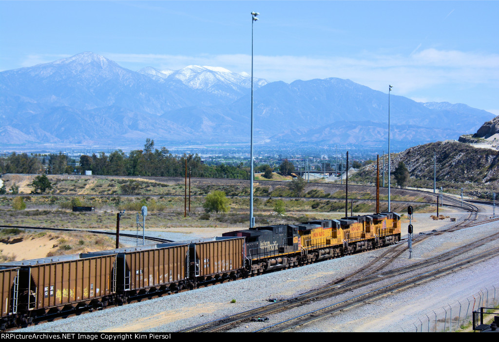 UP 6379 Leaving West Colton Towards Cajon